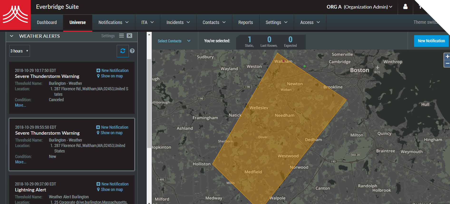 SMARTWeather and ThreatView - Everbridge