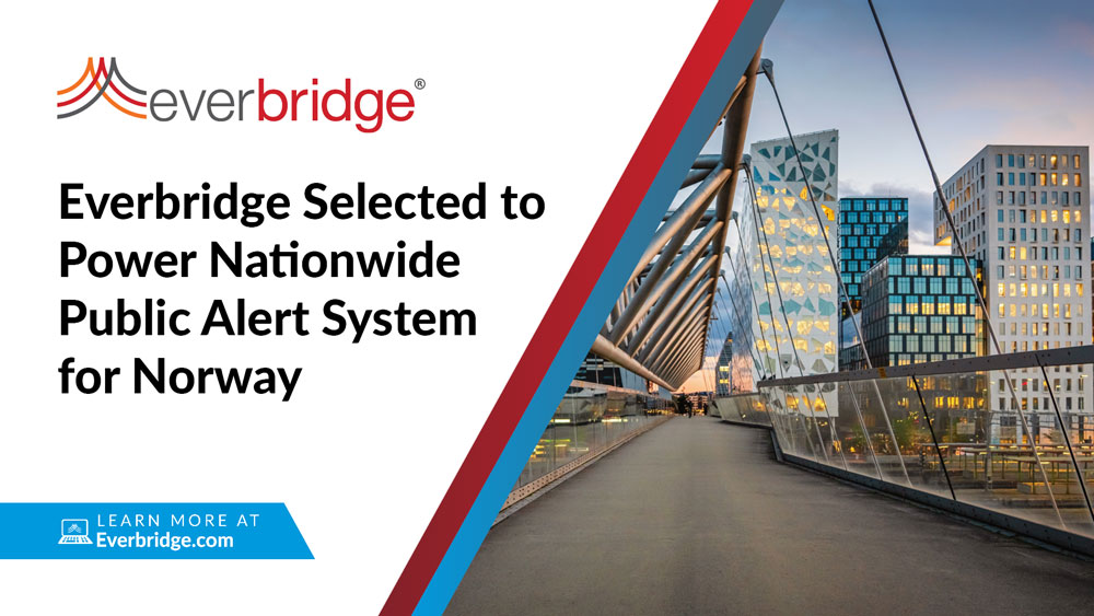 Everbridge Selected to Power the Nationwide Public Alert System for ...